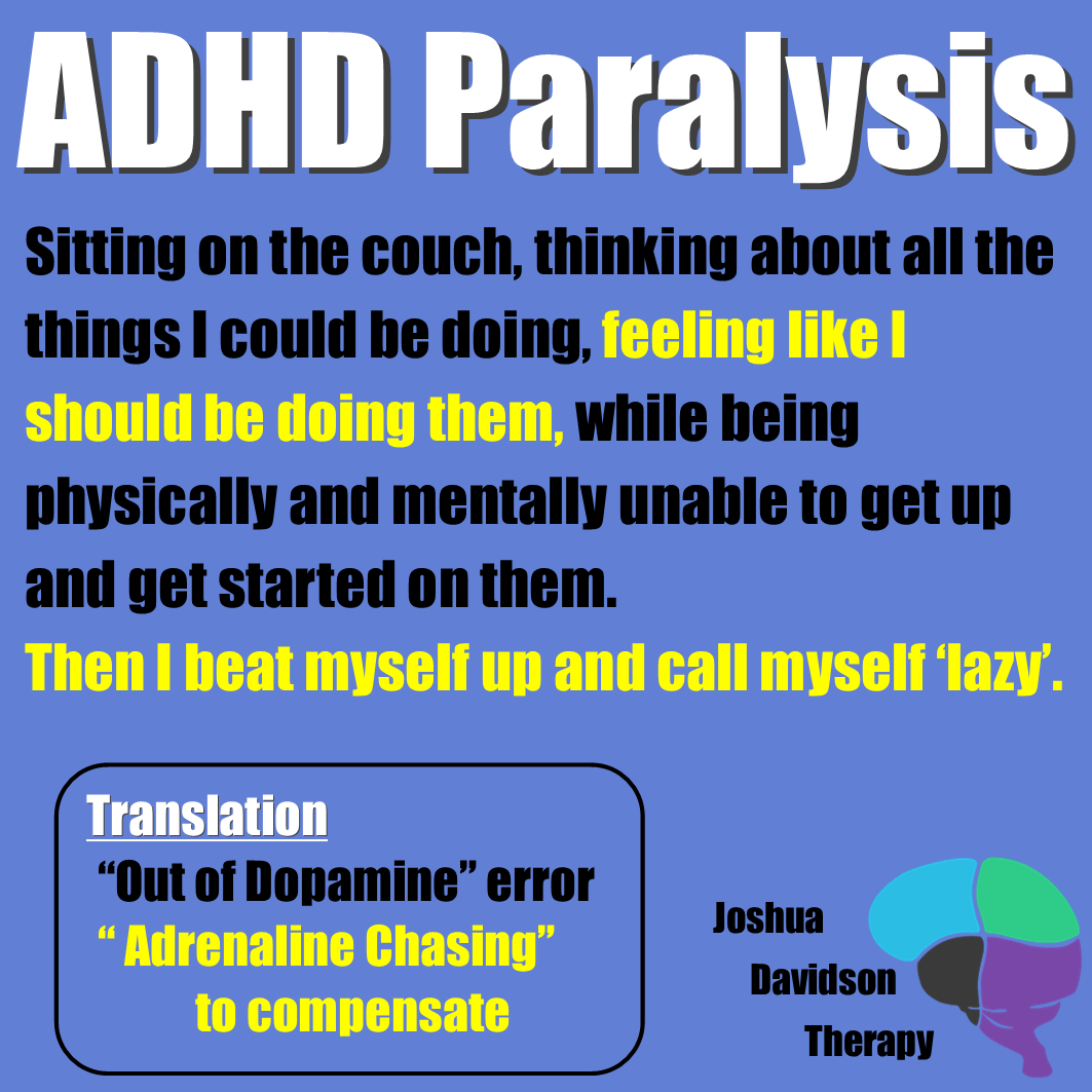 ADHD Paralysis - Joshua Davidson Therapy